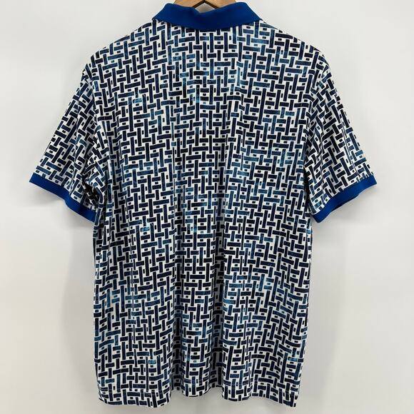 Robert Graham | Shirts | Robert Graham Cotton Polo Shirt Geometric ...